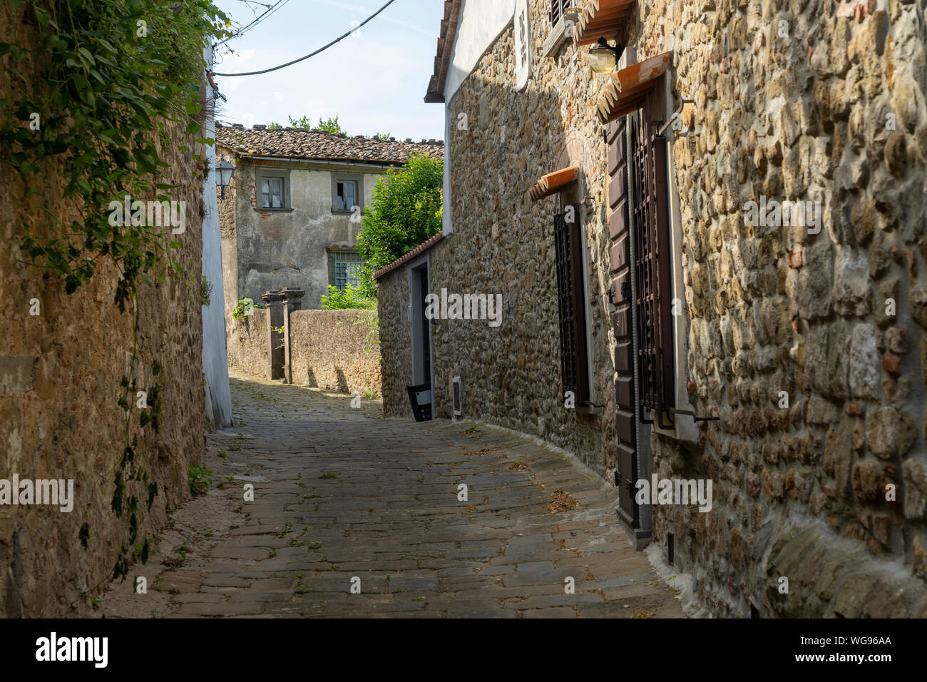 Montevettolini, Pistoia, Tuscany, Italy: historic town on top of a hill ...