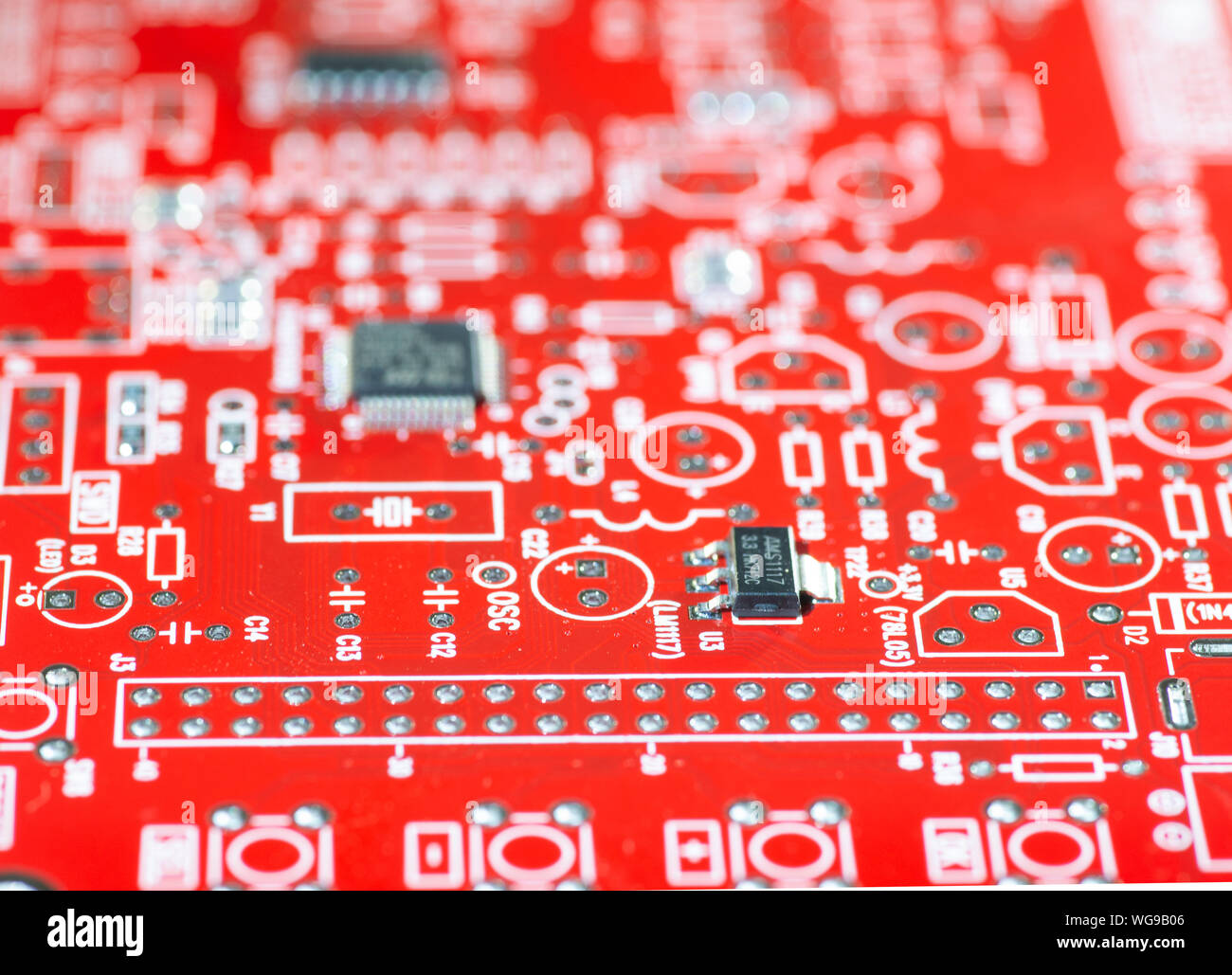 Electrical components and PCB Stock Photo - Alamy