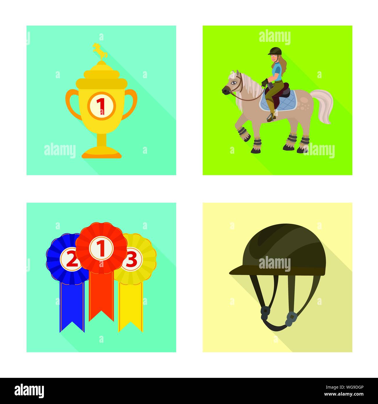 Vector design of track and racing sign. Collection of track and riding ...