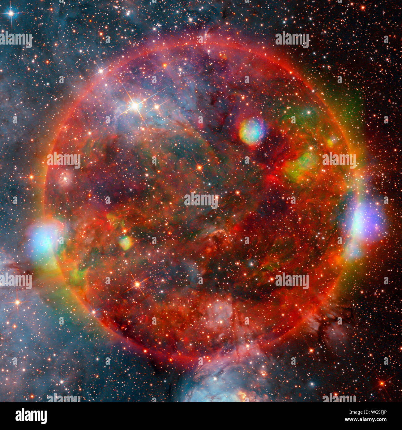 Extremely hot star. Liquid plasma. Cosmic art. Elements of this image ...