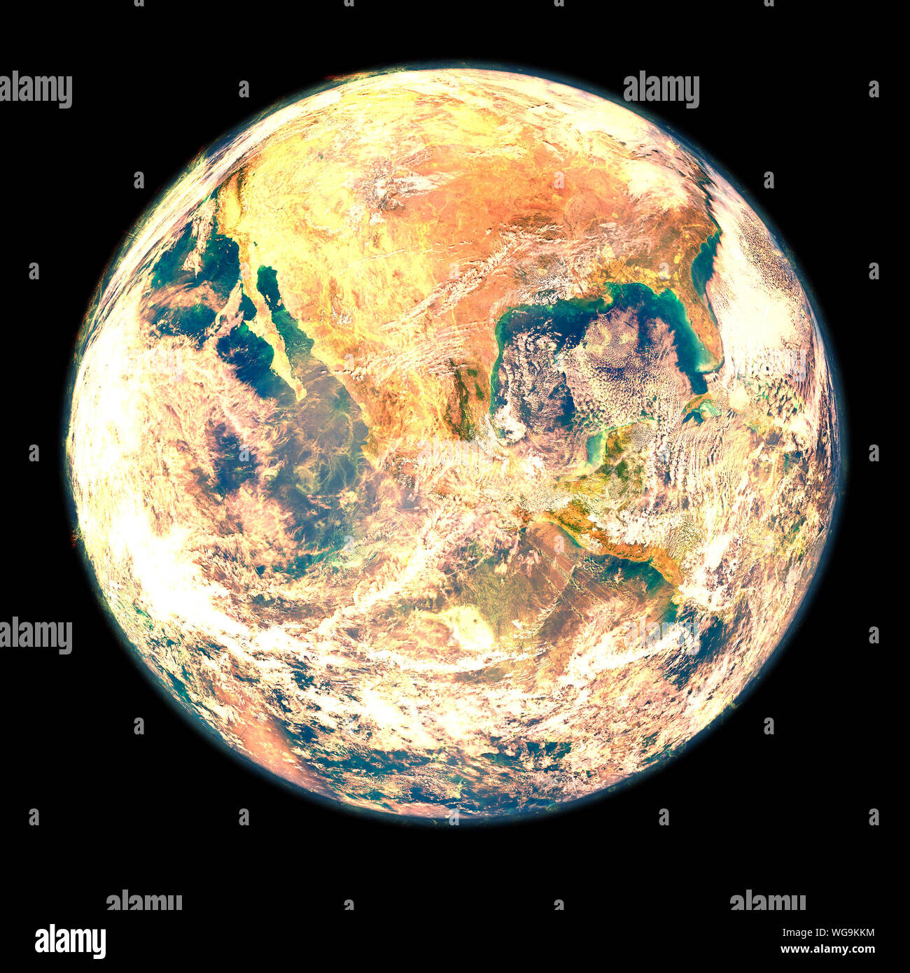 Earth. Space art. Outer space. Elements of this image furnished by NASA ...