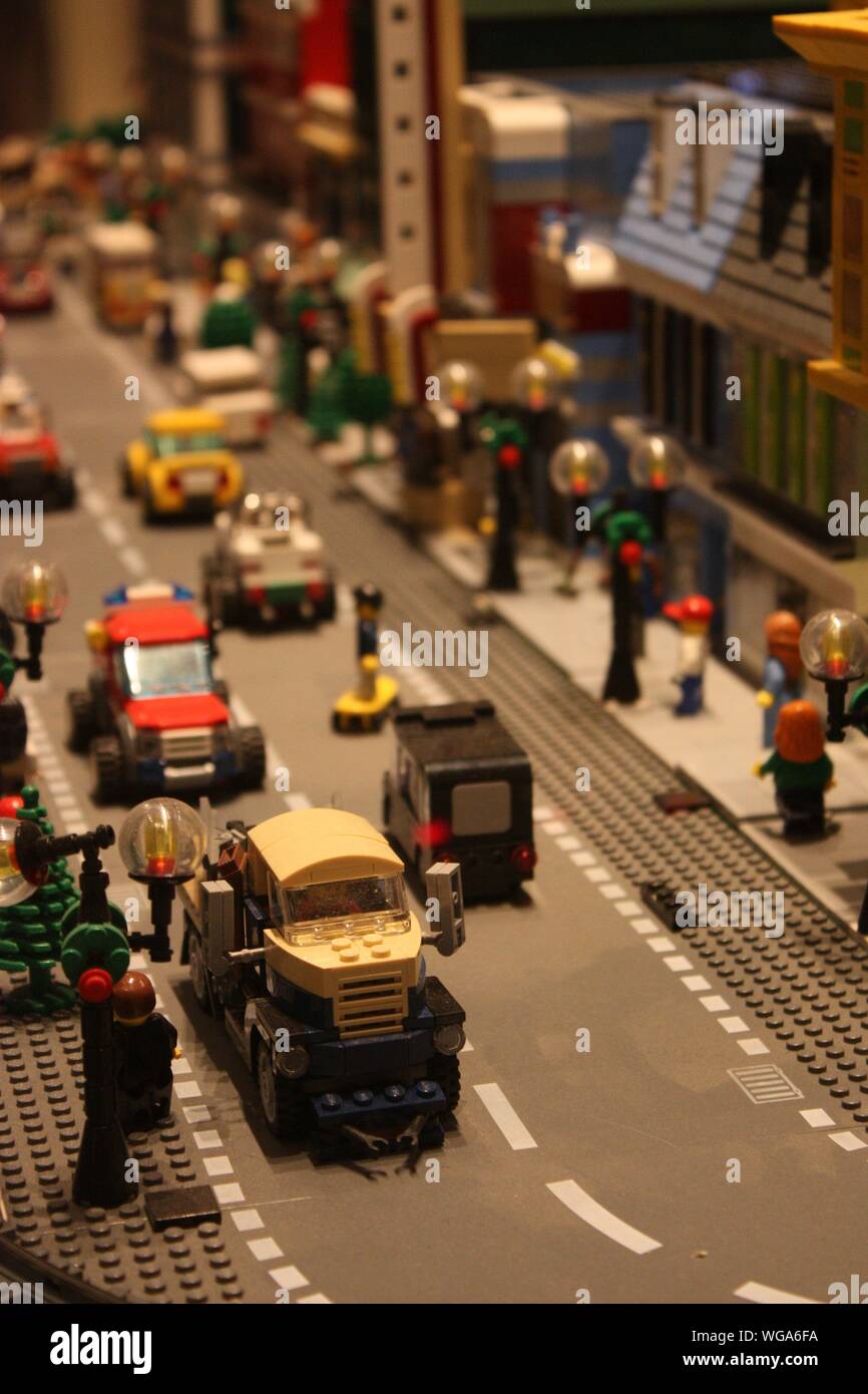 Lego Street Model Stock Photo - Alamy