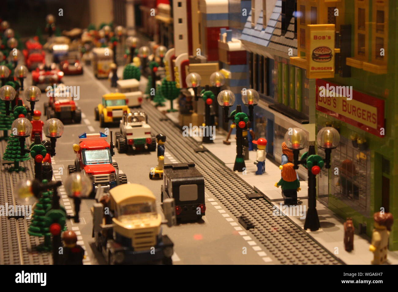 Lego Street Model Stock Photo - Alamy