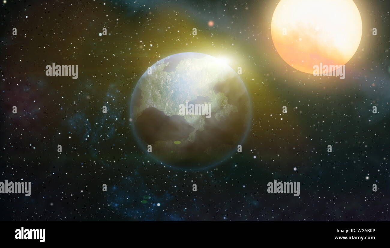 Cosmic clouds of mist on bright colorful backgrounds. Elements of this ...