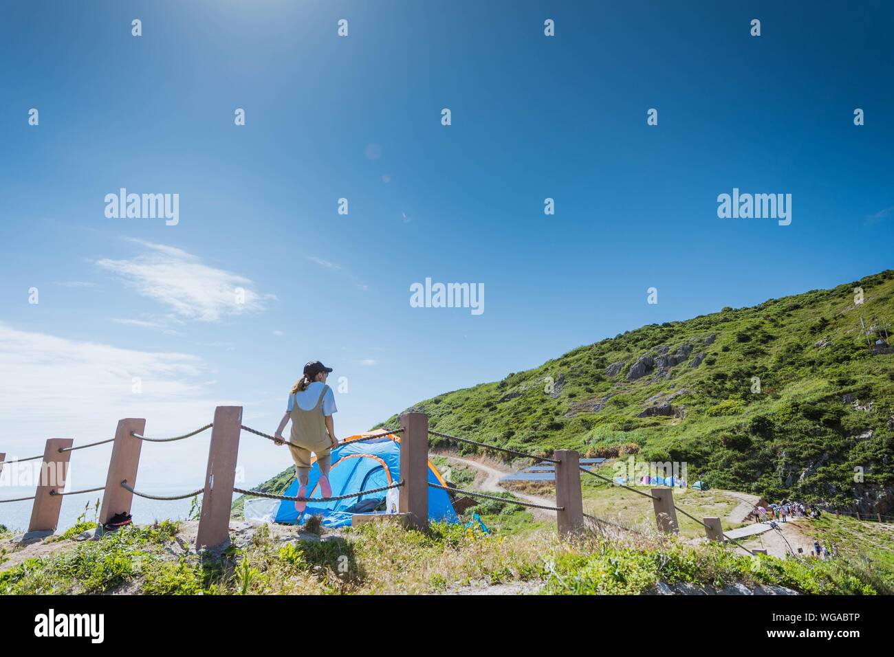 Rope railing hi-res stock photography and images - Alamy