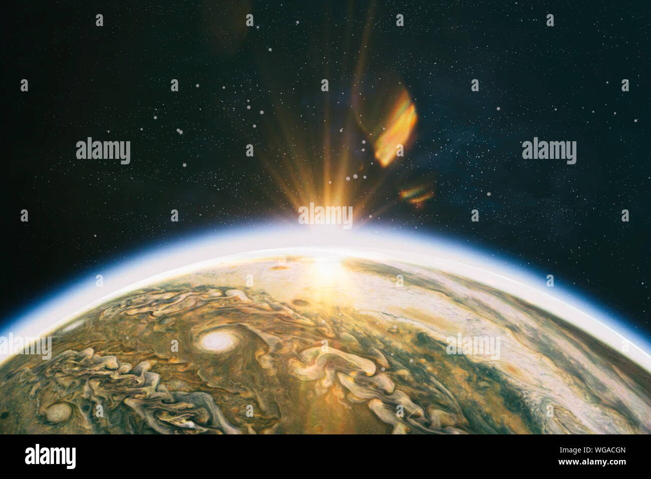 Cosmic clouds of mist on bright colorful backgrounds. Elements of this ...