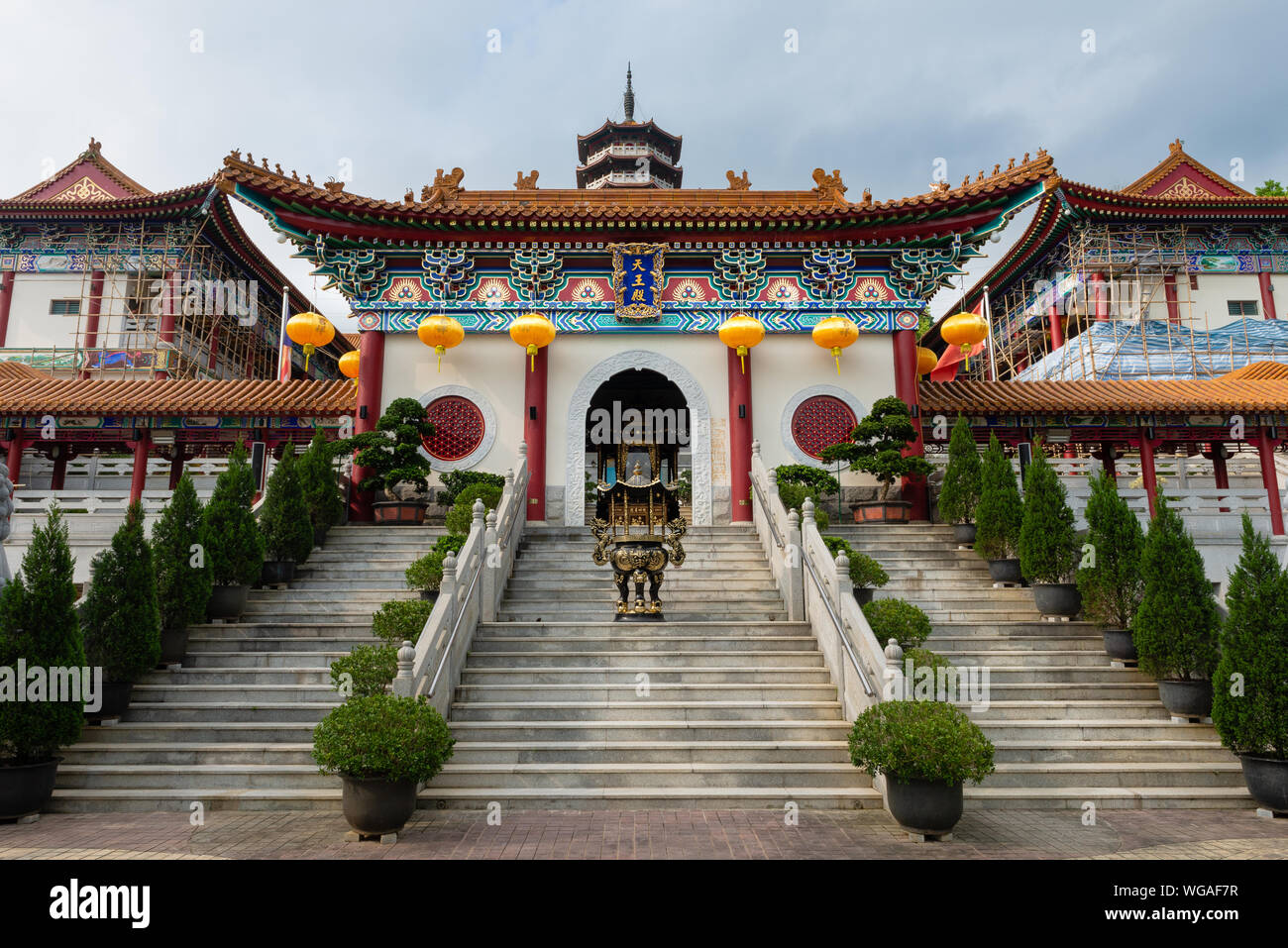 Facade and entrance of Western Monastery Hong Kong Stock Photo - Alamy