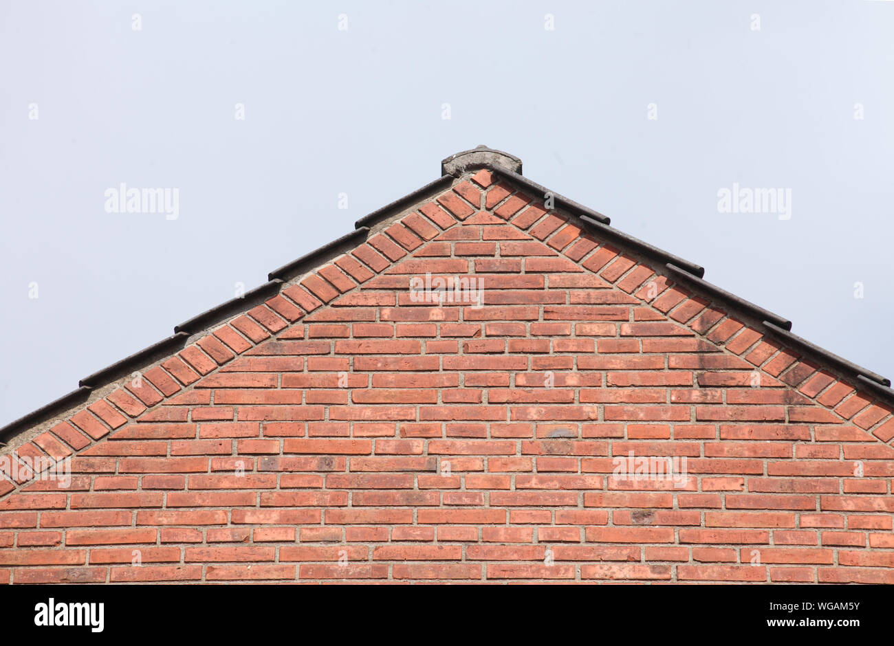 Brick triangle gable hi-res stock photography and images - Alamy
