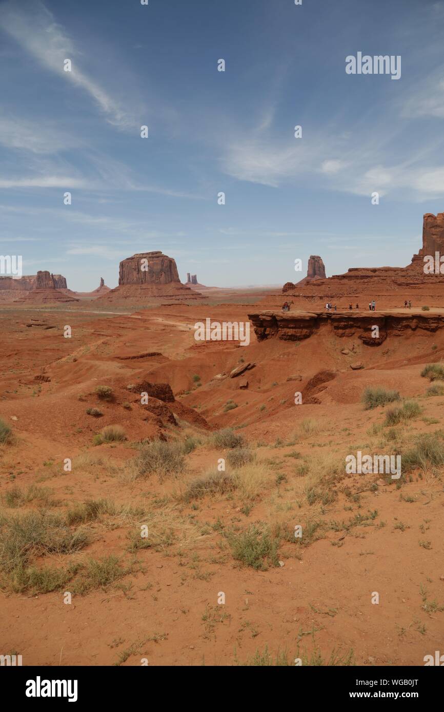 in USA inside the monument valley park the beauty of amazing nature ...