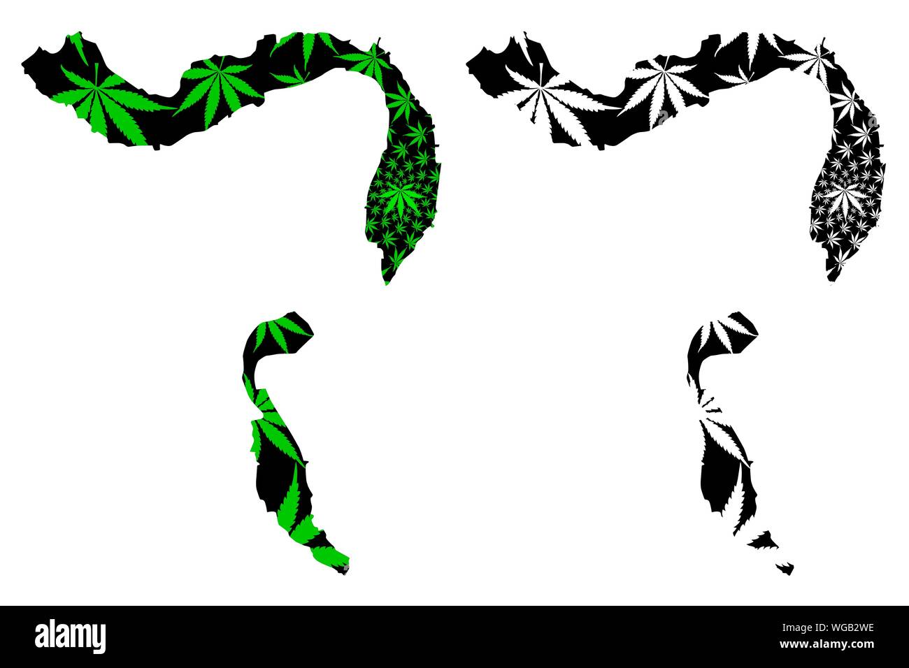 Qena Governorate (Governorates of Egypt, Arab Republic of Egypt) map is ...