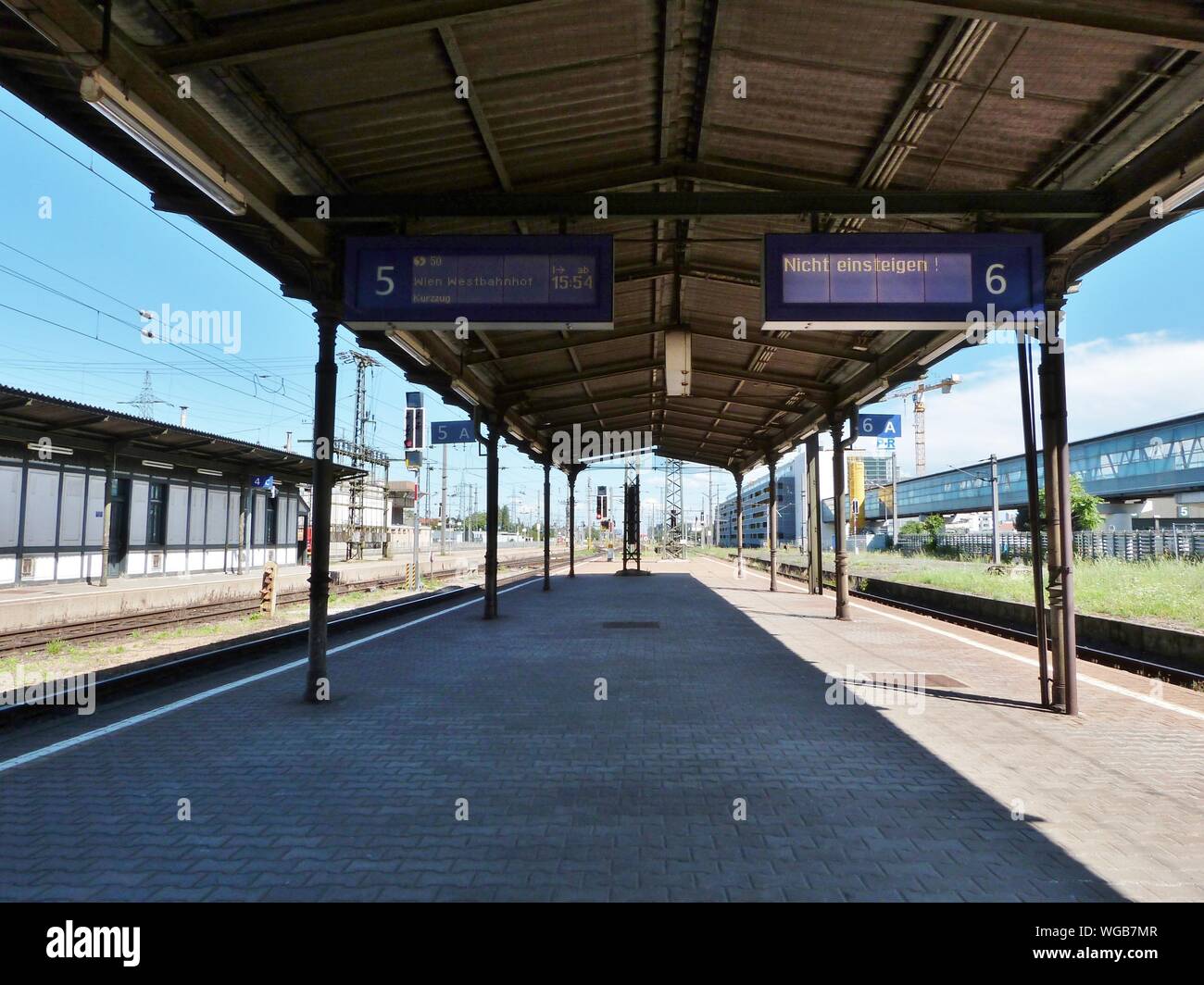 Announcement board station hi-res stock photography and images - Alamy
