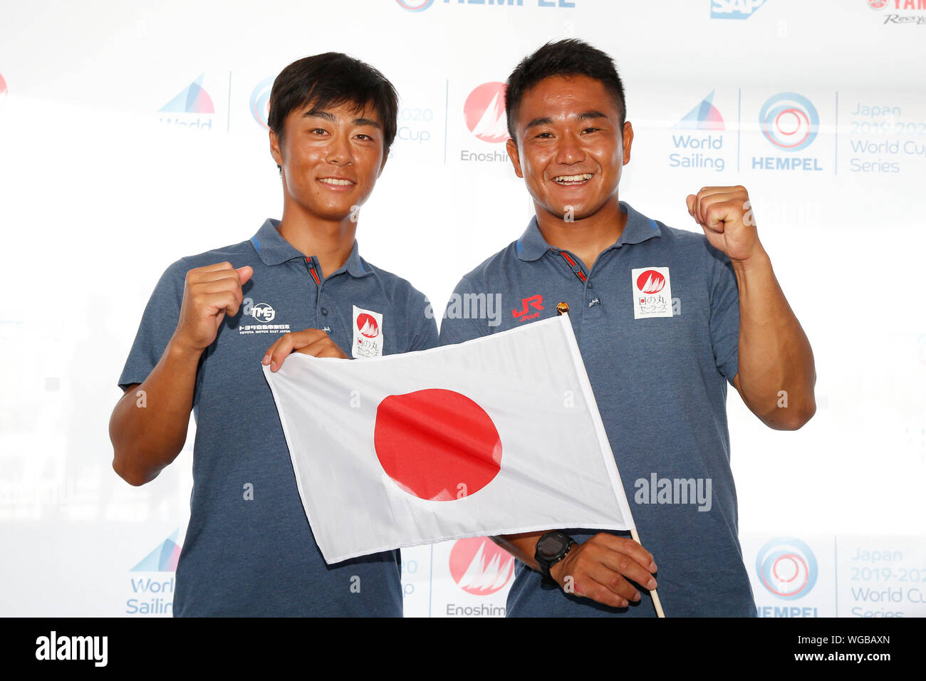 Kanagawa, Japan. 1st Sep, 2019. Keiju Okada & Jumpei Hokazono (JPN ...