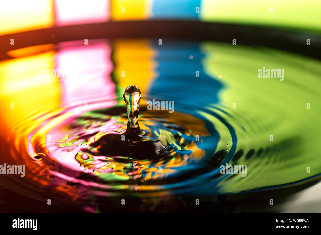 Water drops fascinating moments Stock Photo - Alamy