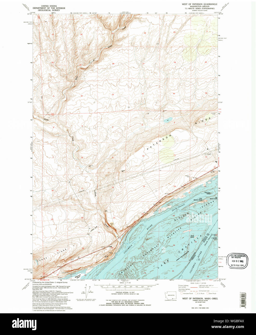Paterson washington map hi-res stock photography and images - Alamy