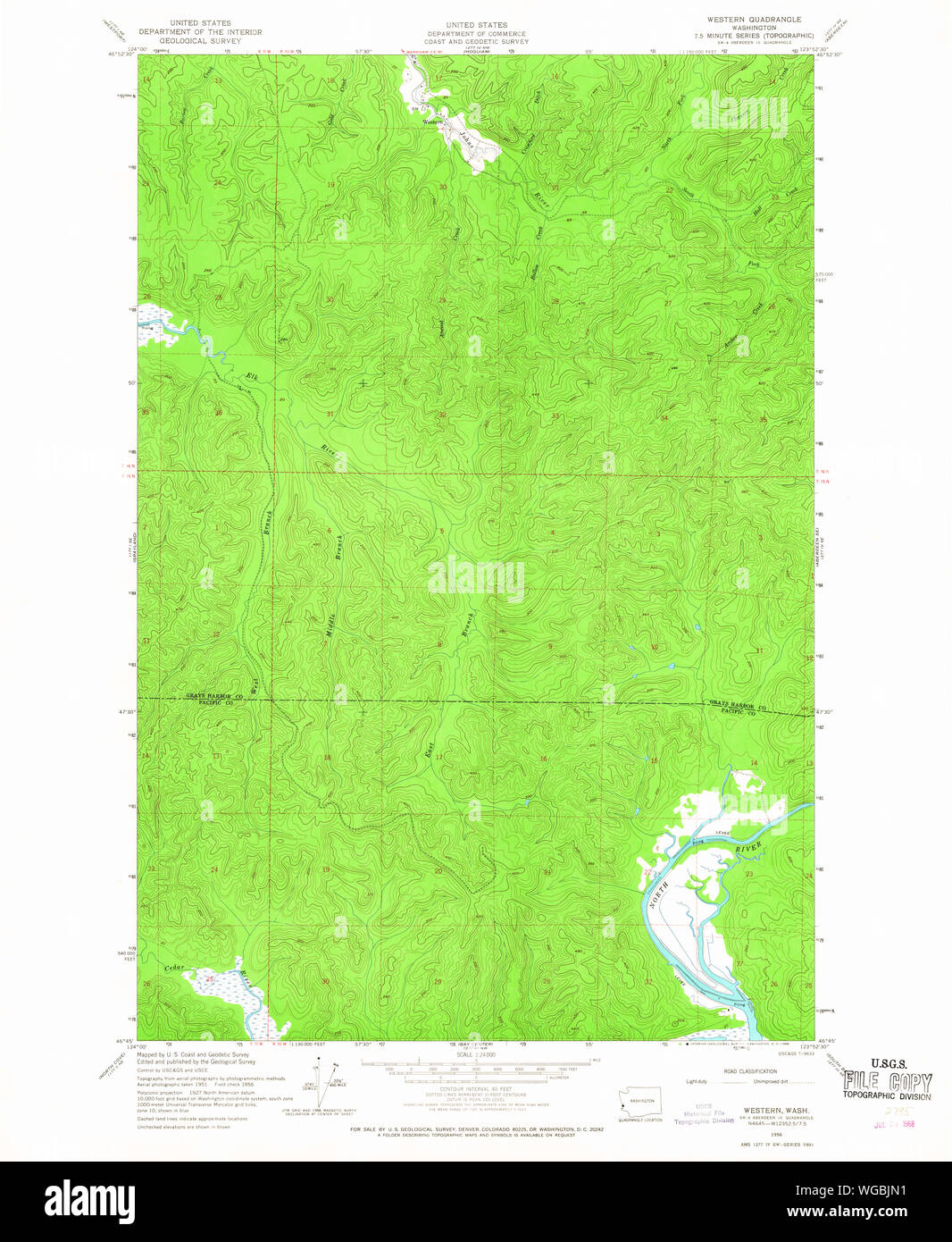 Map of western united states Cut Out Stock Images & Pictures - Alamy