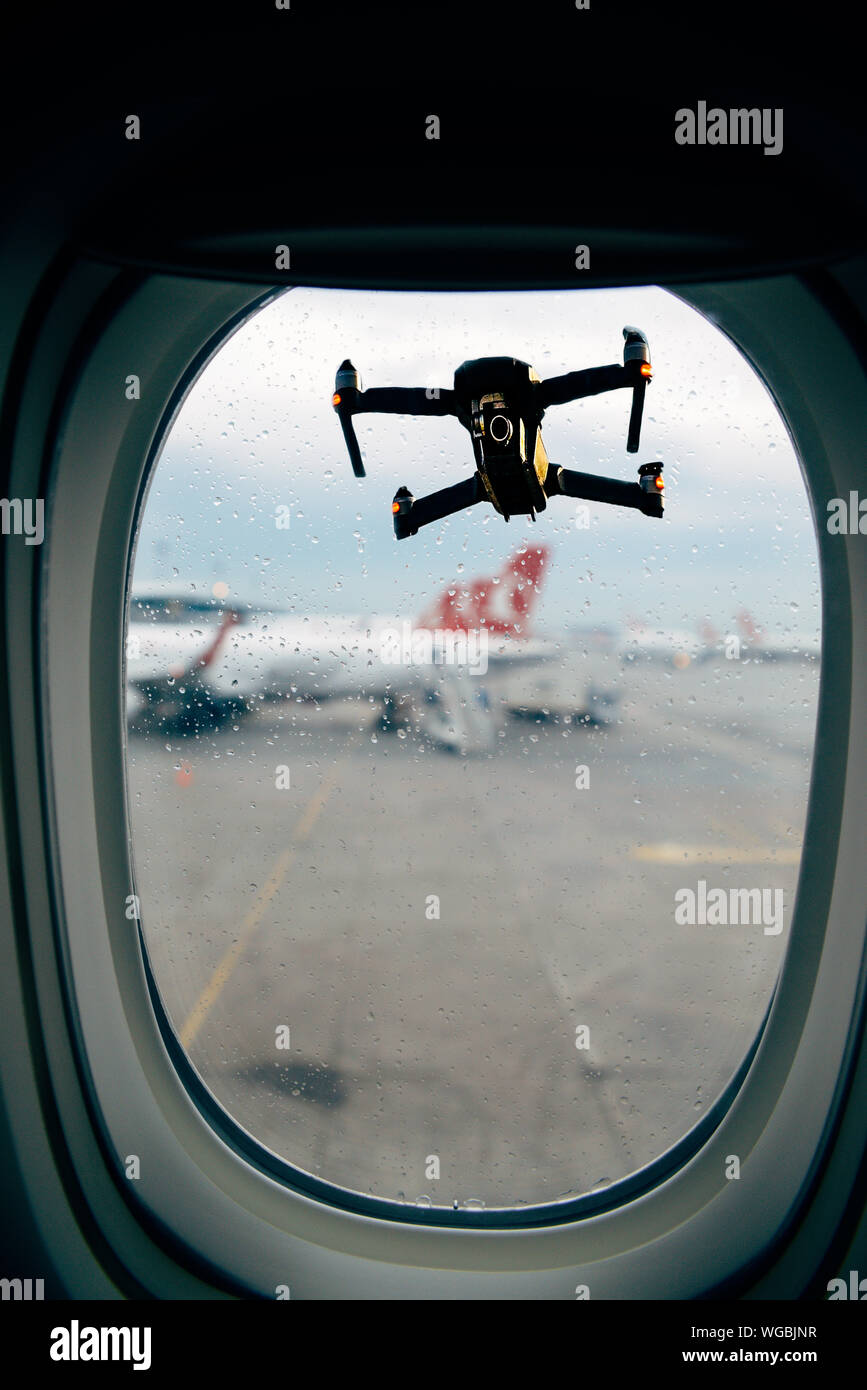 Airplane Window From Outside