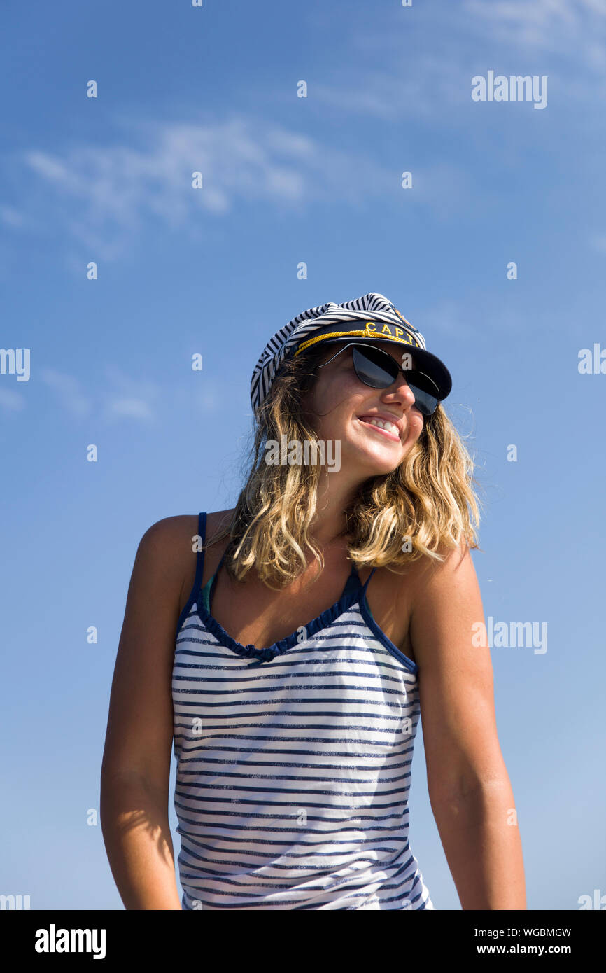 Captain Hat Woman High Resolution Stock Photography and Images - Alamy