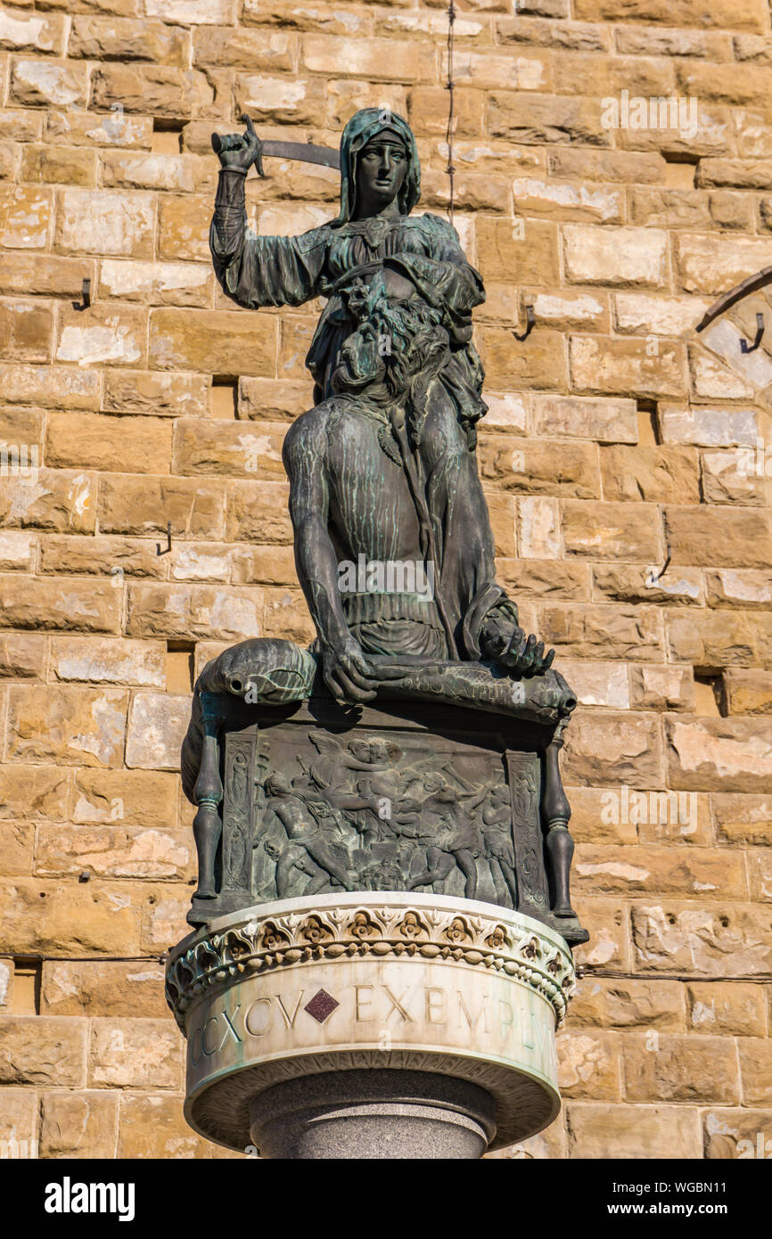 Copy of Statue Of Judith And Holofernes from 1464 by Donatello at ...