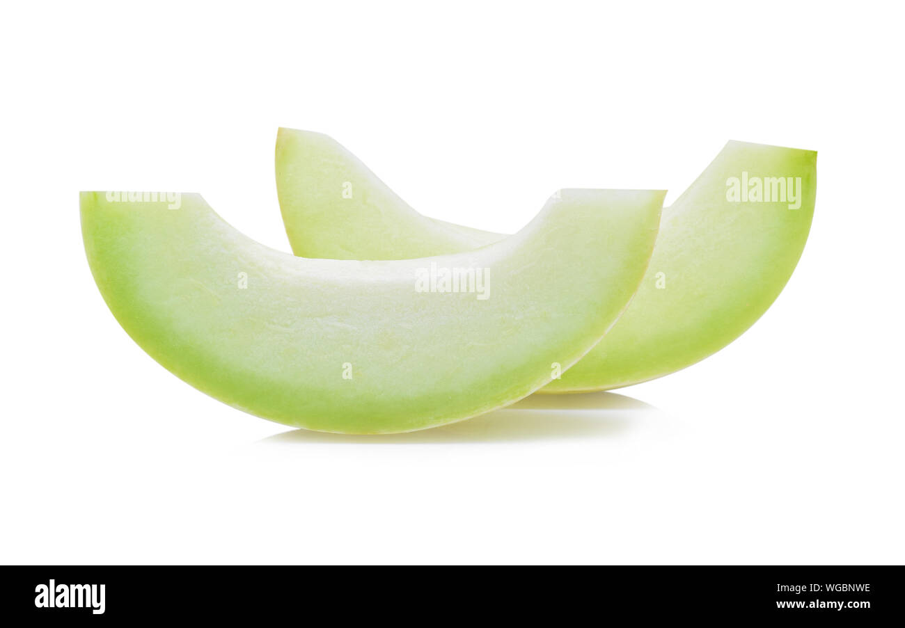 Honeydew melon slices Cut Out Stock Images & Pictures - Alamy