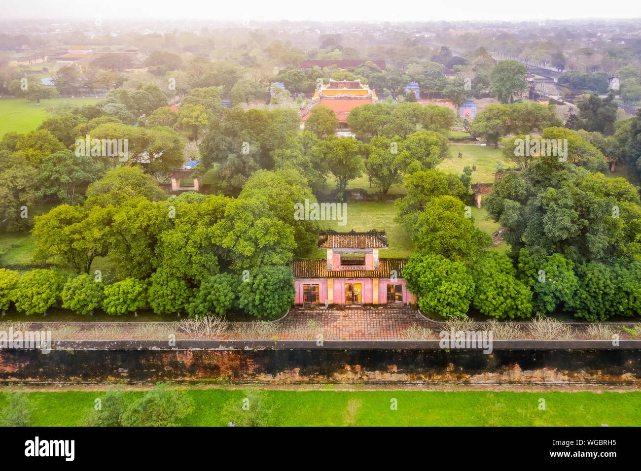 Hue citadel. Imperial Royal Palace of Nguyen dynasty in Hue, Vietnam. A ...