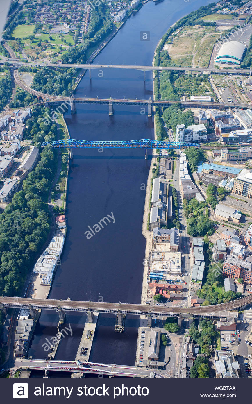 Aerial View River Tyne Newcastle High Resolution Stock Photography and ...