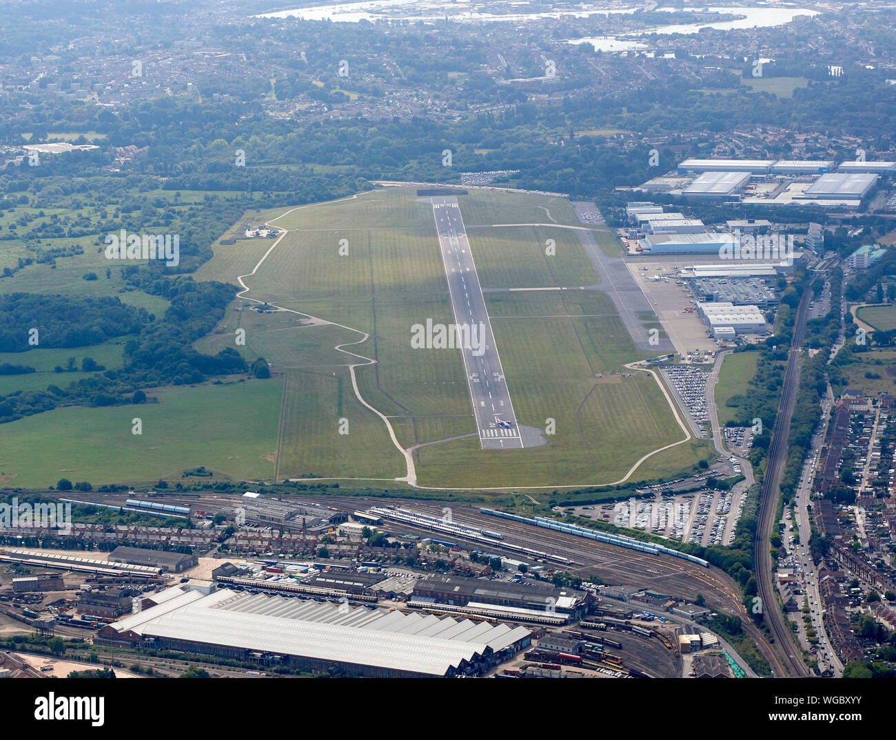 Southampton aerial england hi-res stock photography and images - Alamy
