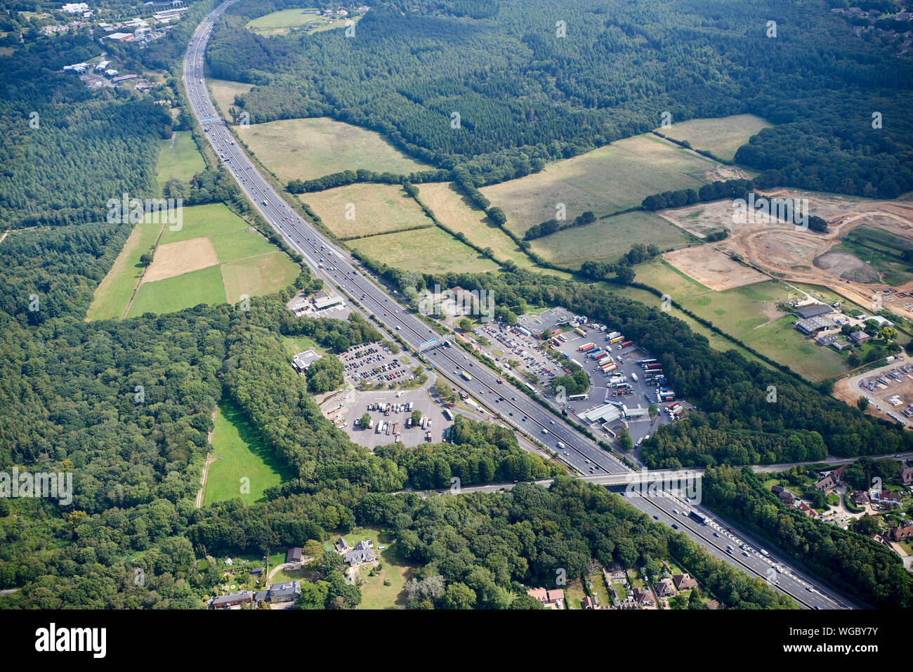 M27 motorway hi-res stock photography and images - Alamy
