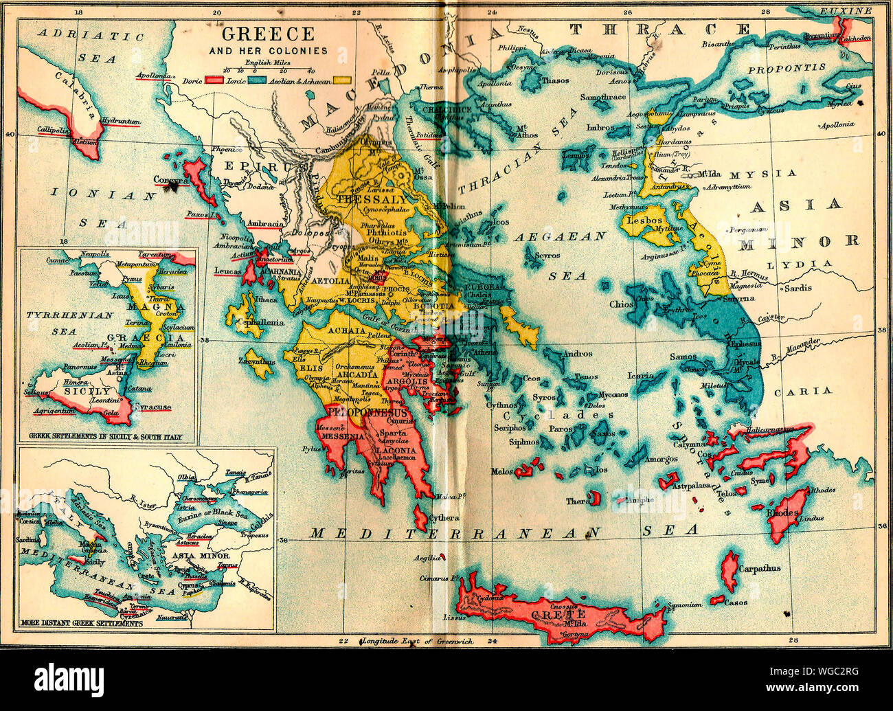 Ancient Greece Map High Resolution Stock Photography and Images - Alamy