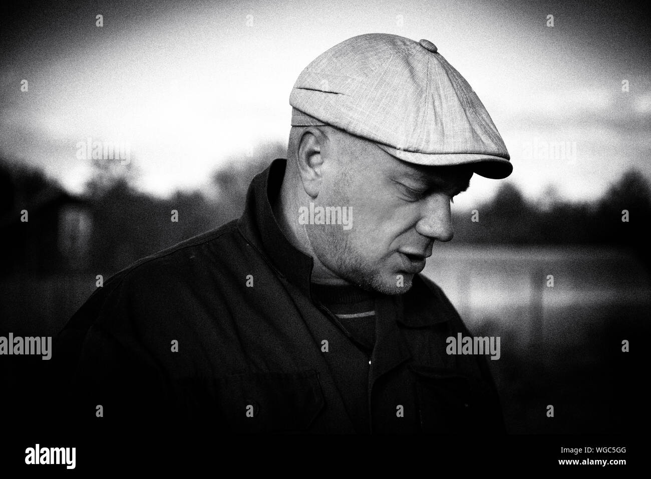 Cap Looking Down High Resolution Stock Photography and Images - Alamy