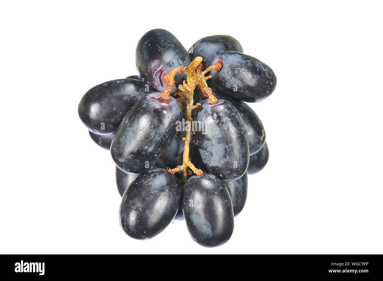 Close-up Of Grapes Against White Background Stock Photo - Alamy