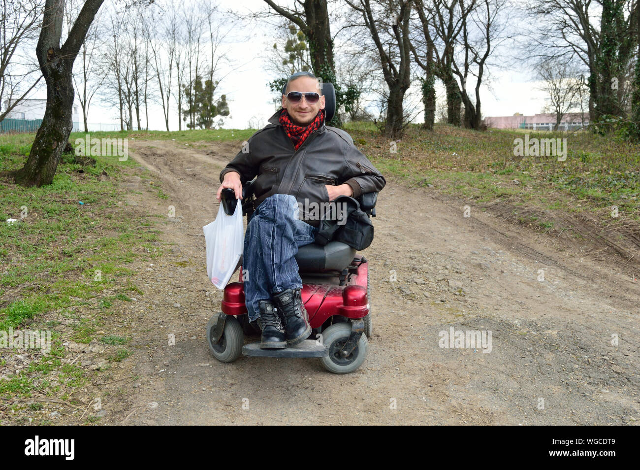 Smiling wheelchair hi-res stock photography and images - Alamy