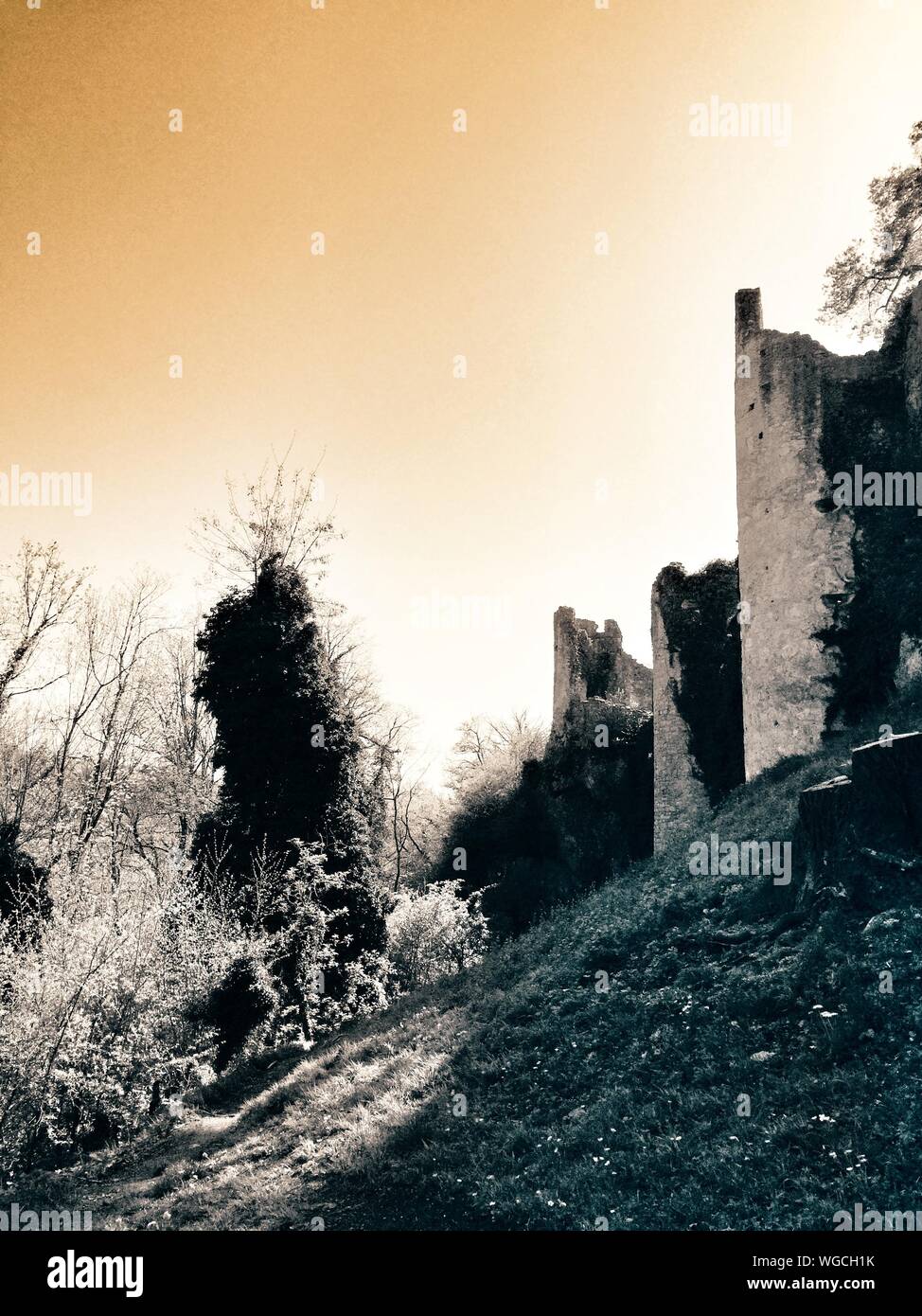 Old Ruins Of Building Stock Photo - Alamy