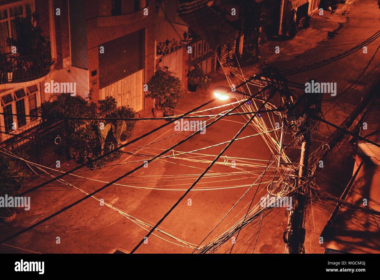 Light city night power hi-res stock photography and images - Alamy