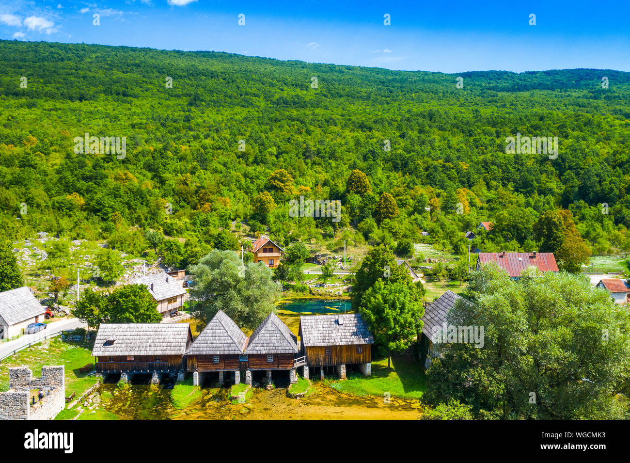 Croatia, region of Lika, Majerovo vrilo river source of Gacka ...
