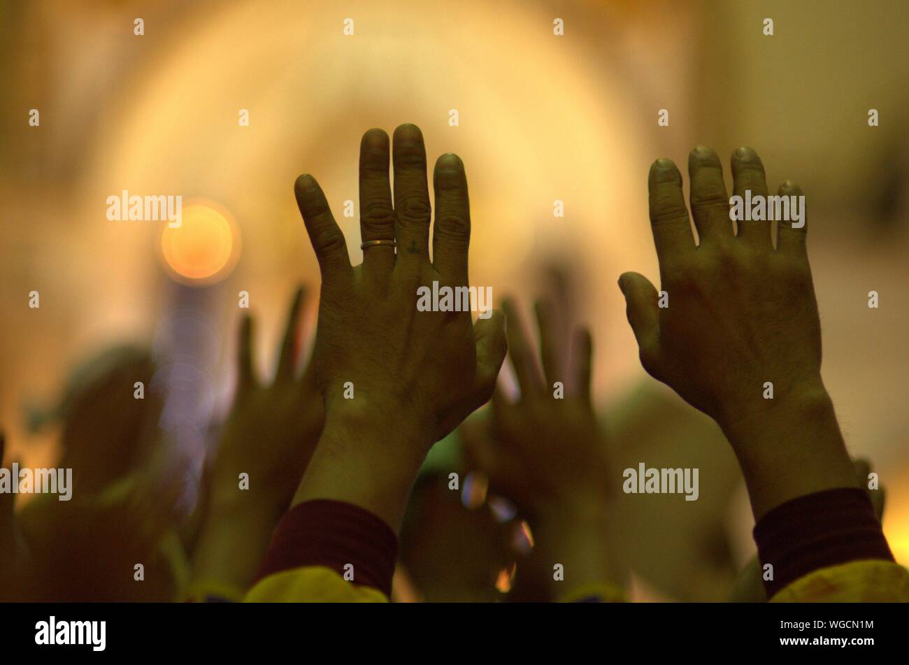 Two people arms up hi-res stock photography and images - Alamy