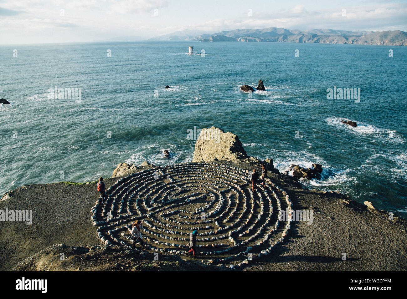 Meditation labyrinth hi-res stock photography and images - Alamy