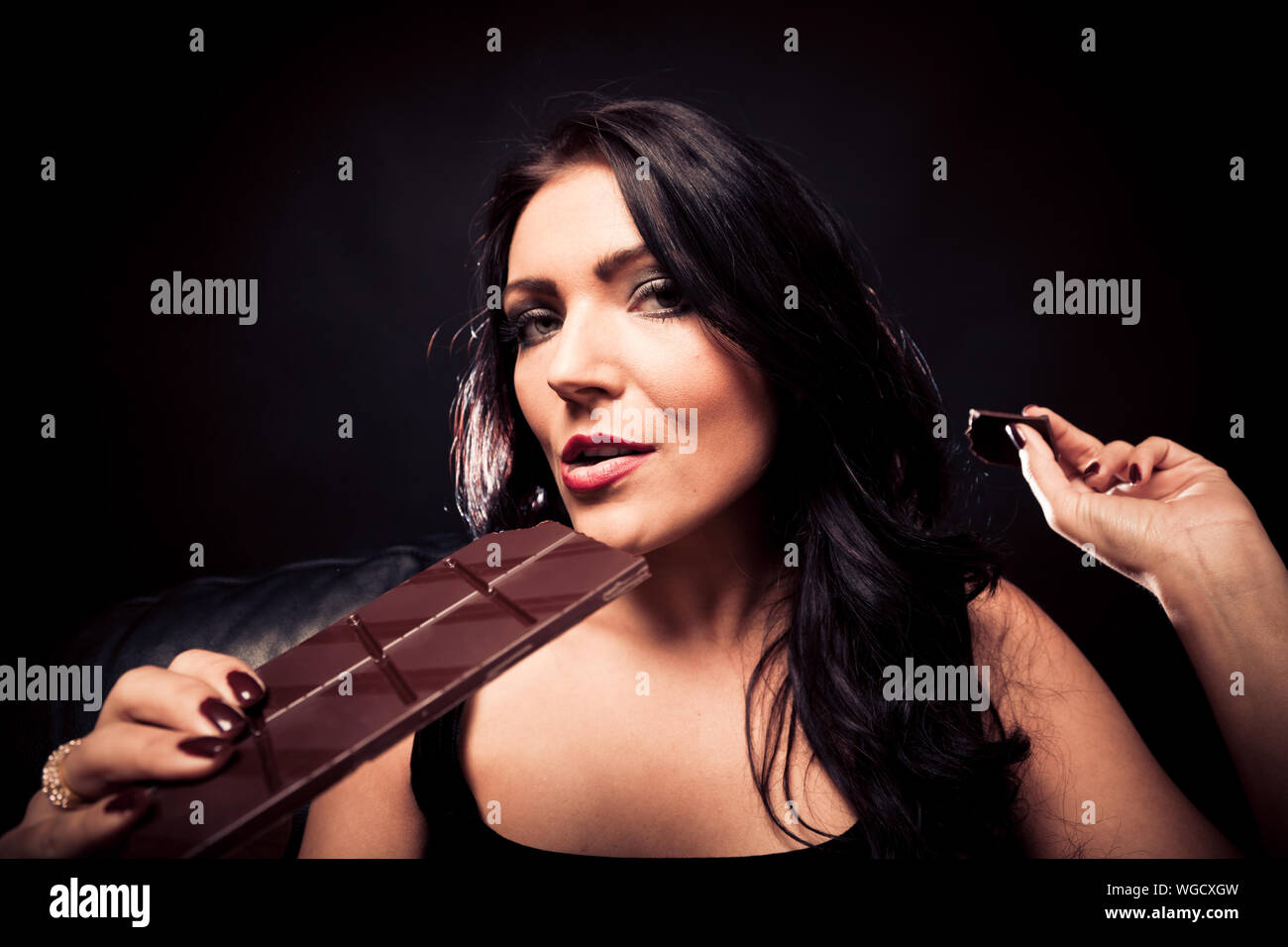 Chocolate Model High Resolution Stock Photography and Images - Alamy