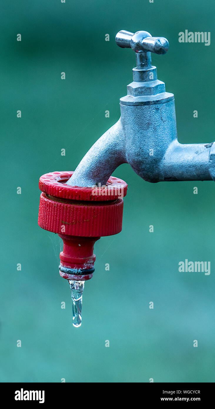 Close up dripping tap hi-res stock photography and images - Alamy