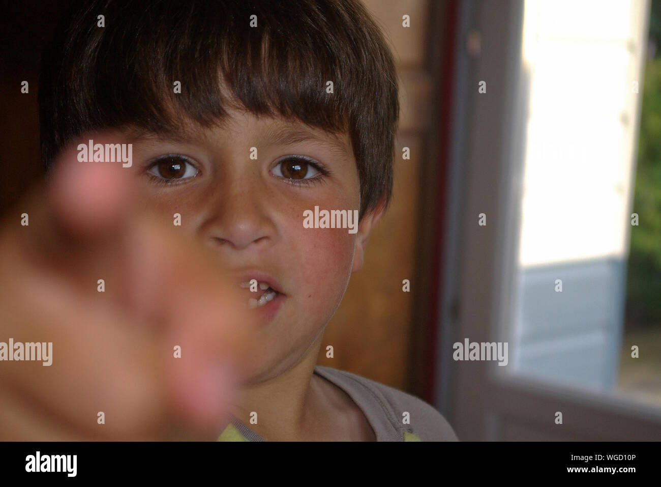 Pointing at camera hi-res stock photography and images - Alamy