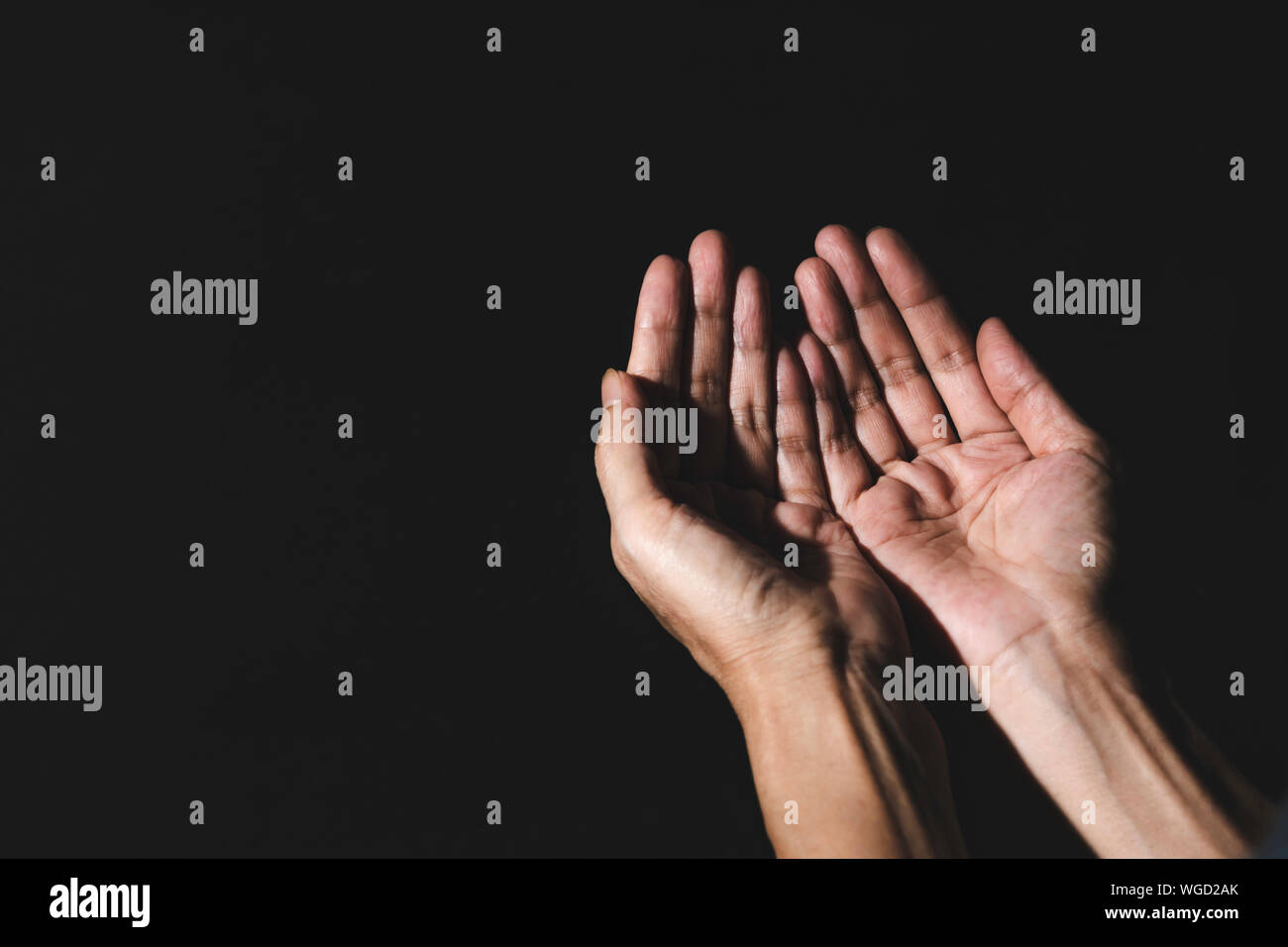 Reverent pose hi-res stock photography and images - Alamy