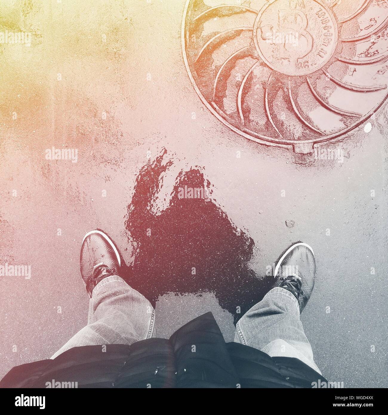 Wet manhole High Resolution Stock Photography and Images - Alamy