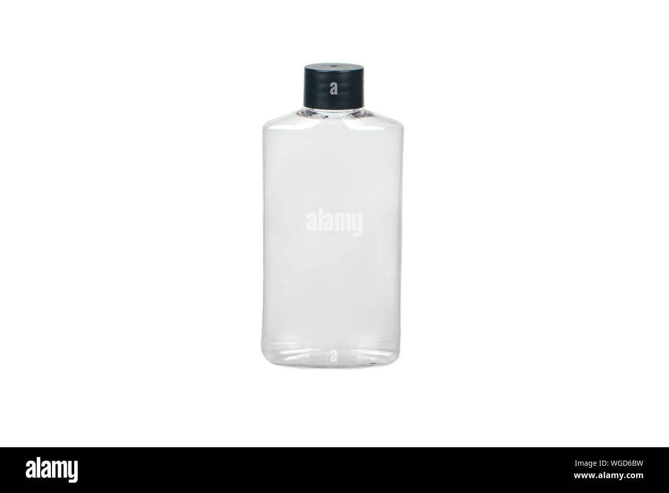 Empty plastic bottle isolated on white background Stock Photo - Alamy