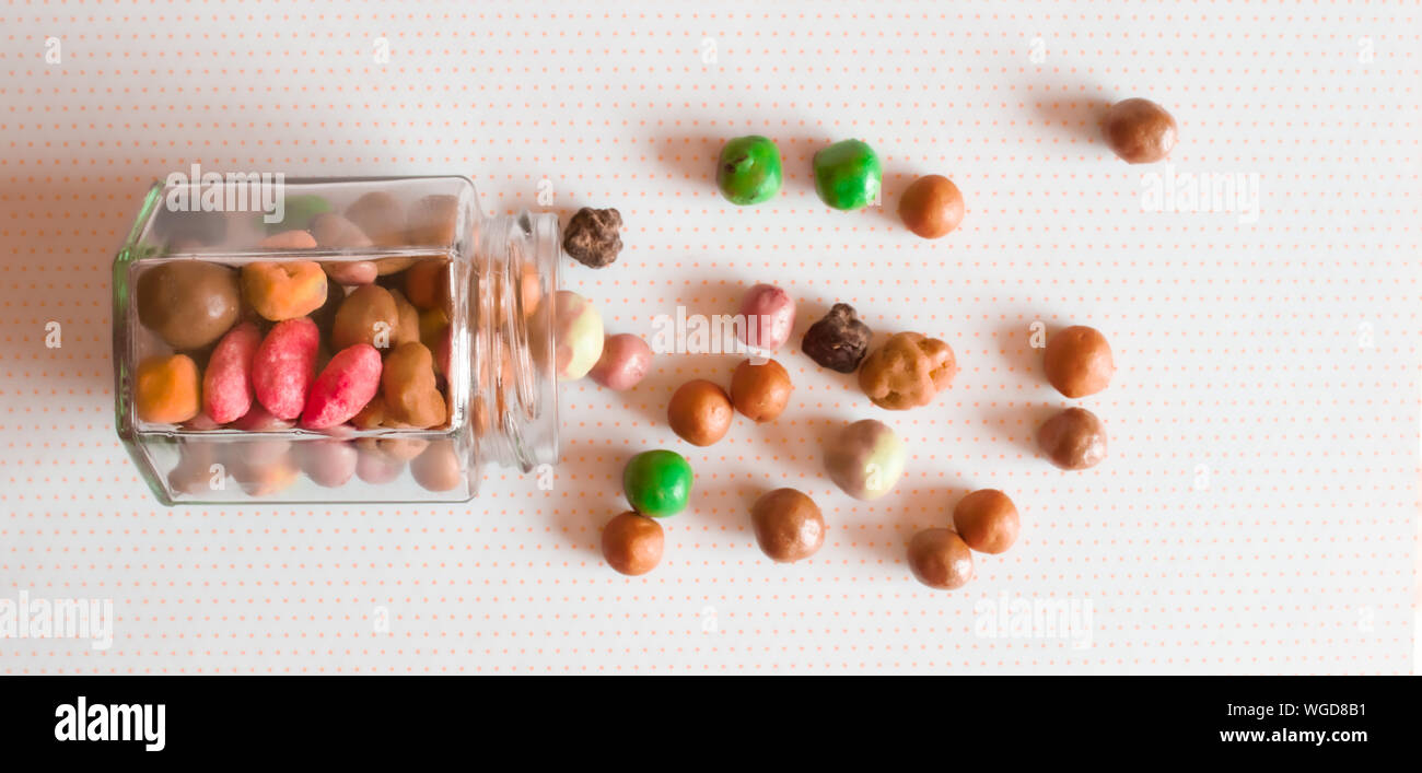 Colorful sweet dragees Stock Photo - Alamy