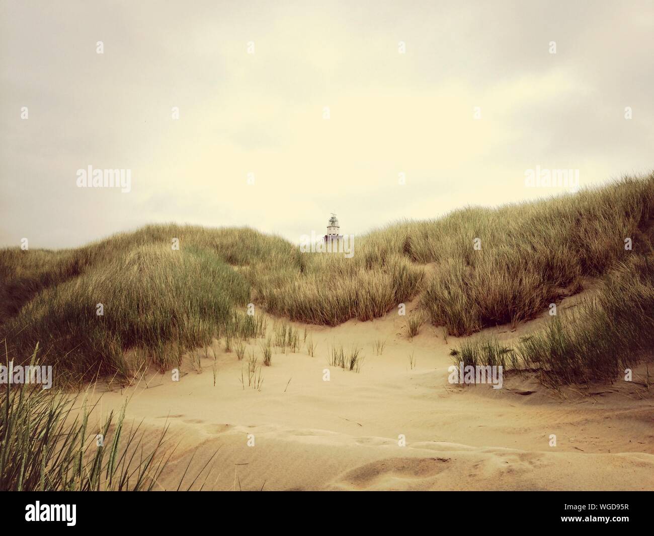 Sandy beach lighthouse hi-res stock photography and images - Alamy