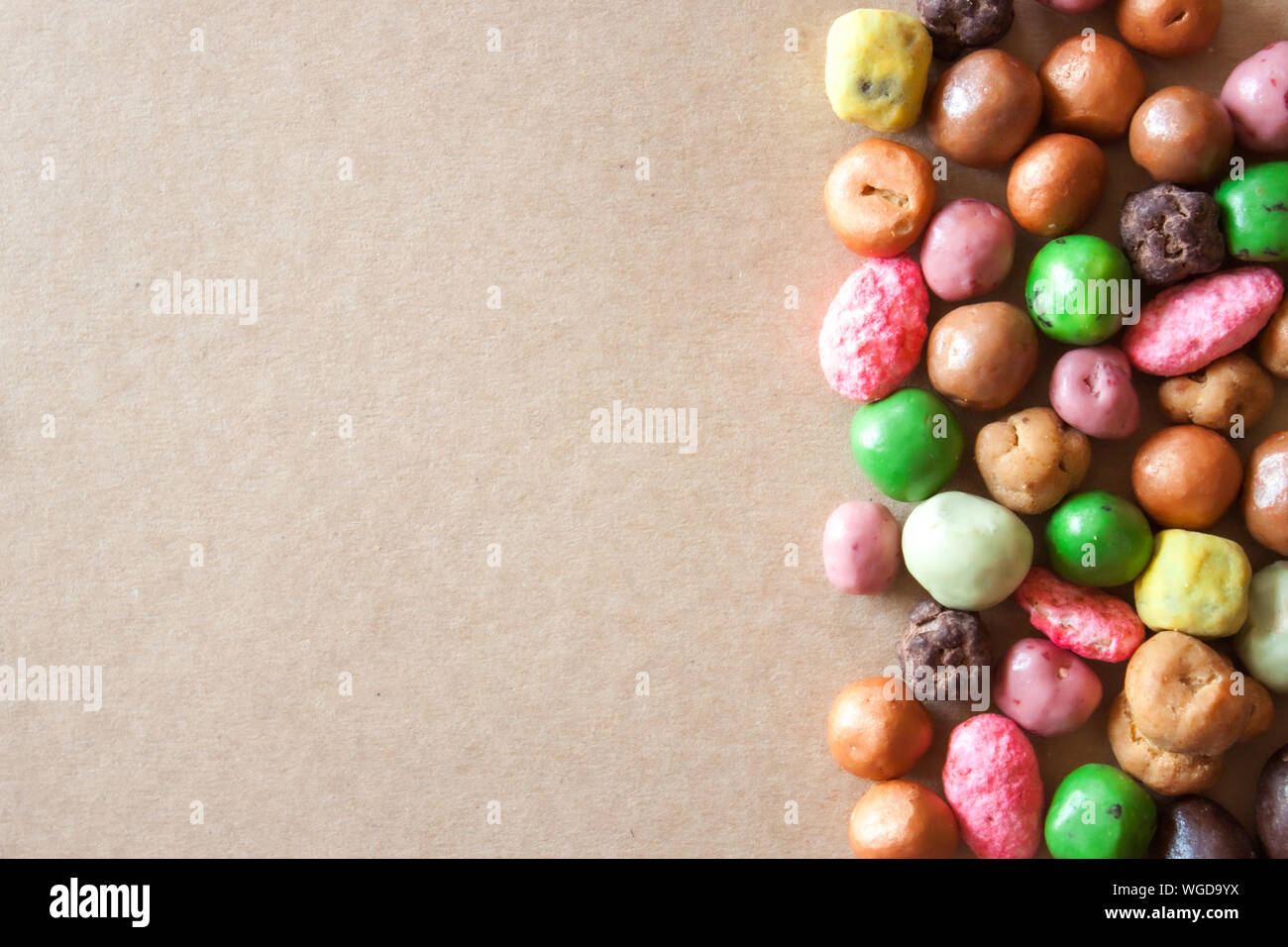 Colorful sweet dragees Stock Photo - Alamy