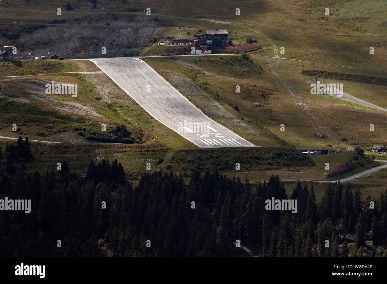 Courchevel airport hi-res stock photography and images - Alamy