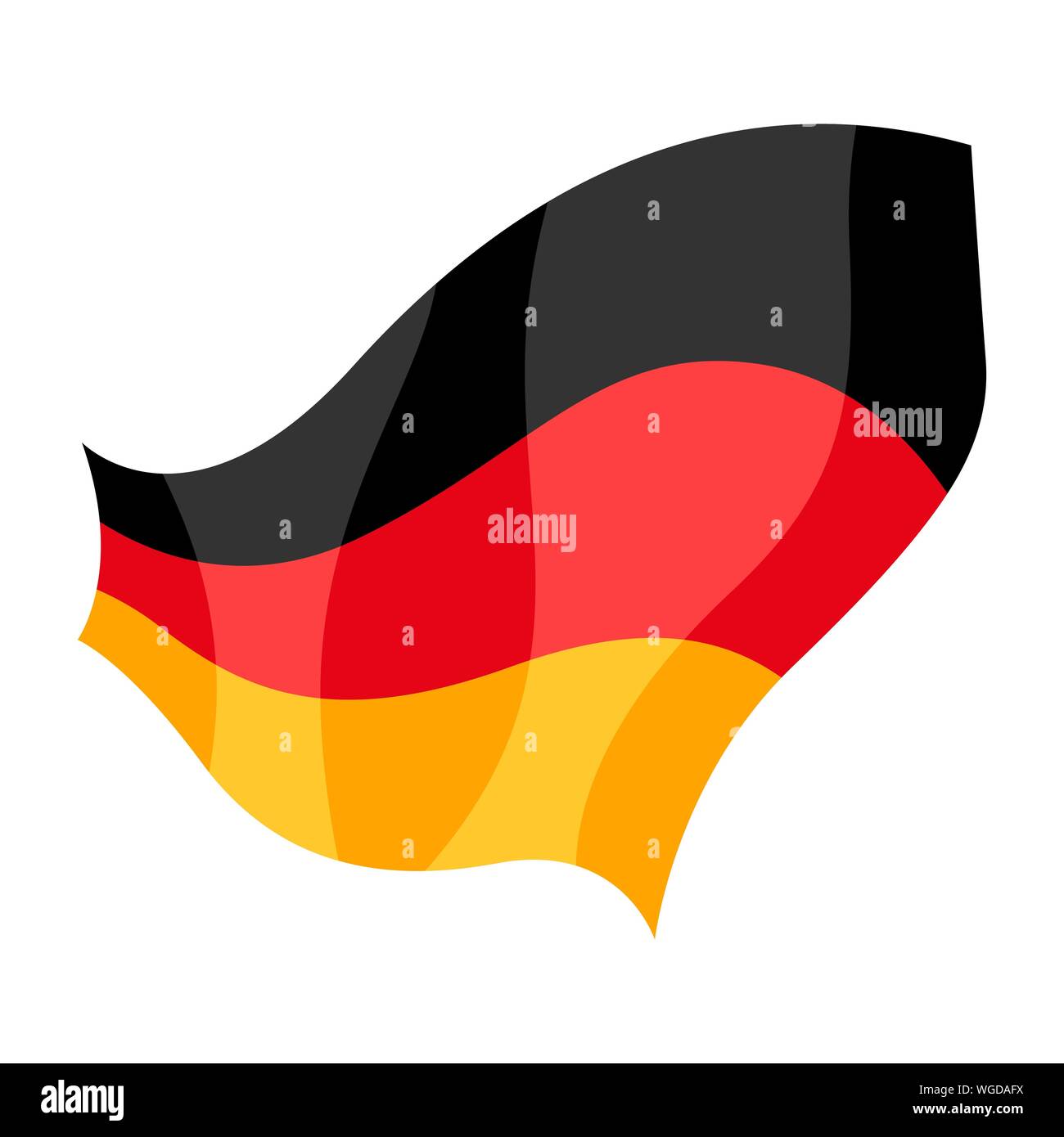 Banner of German flag colors. National decorative object Stock Vector ...