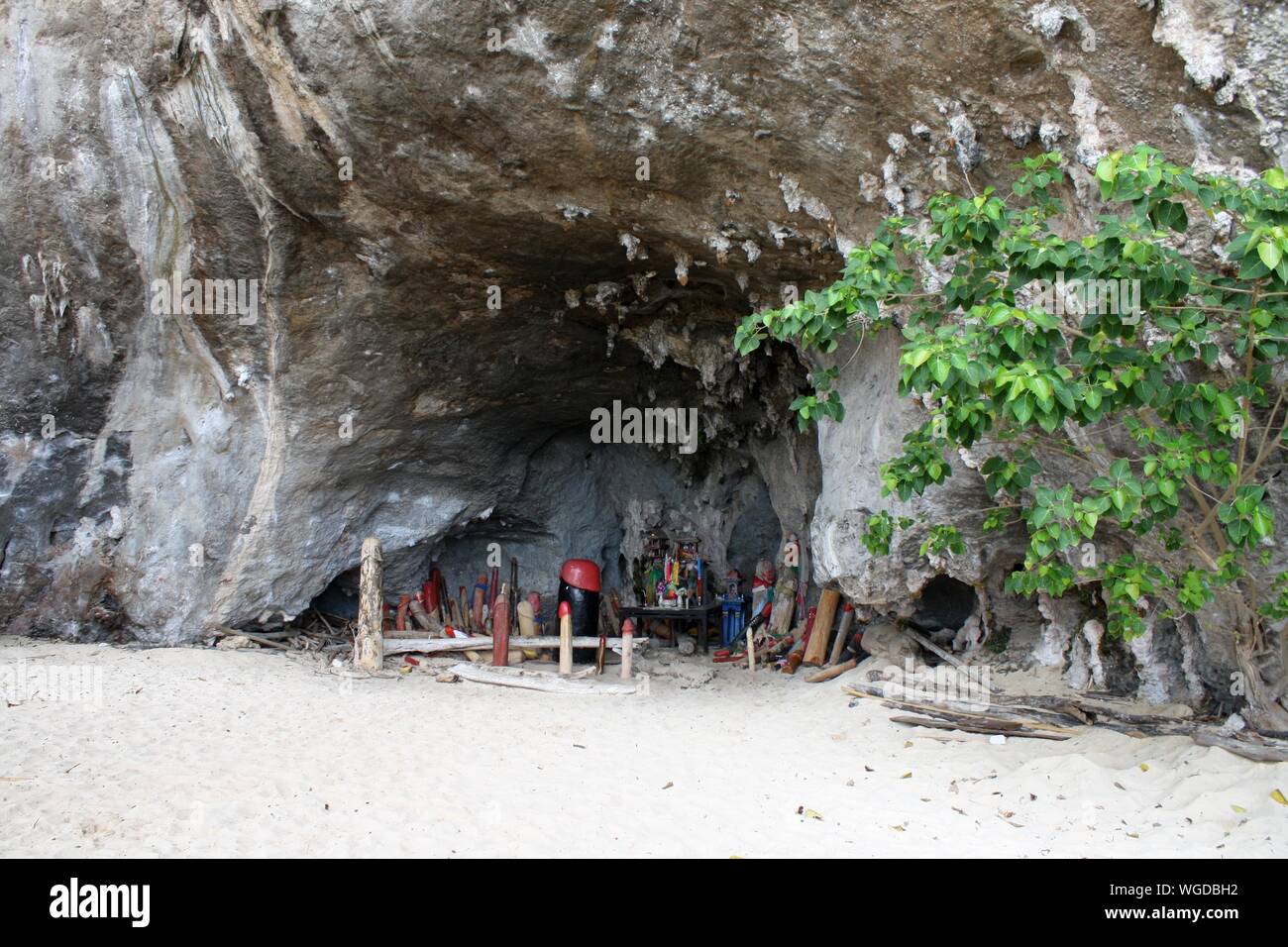 Religious Offerings Outside Shrine Stock Photo - Alamy