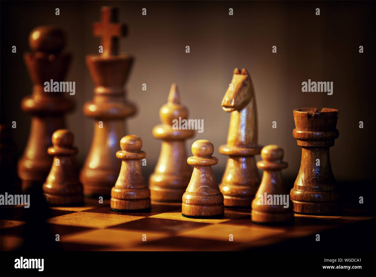 Chess board close up hi-res stock photography and images - Alamy