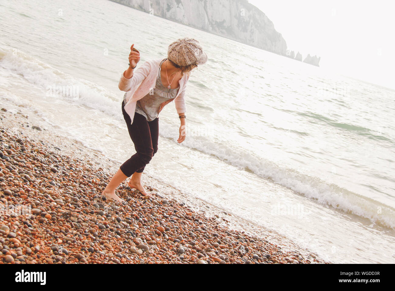 Throwing Rock In Water High Resolution Stock Photography and Images - Alamy